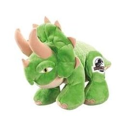 Schmidt Spiele Jurassic World, Triceratops, Kuscheltier gr&uuml;n/beige, 25 cm