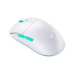 Cherry Xtrfy M8 Wireless, Gaming-Maus wei&szlig;/mint