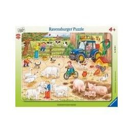 Ravensburger Puzzle Auf dem großen Bauernhof Teile: 40 Altersangabe: ab 4 Jahren Motive: Tiere auf dem Bauernhof