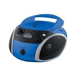 Grundig GRB 3000, CD-Player blau/silber, FM Radio, CD-R/RW, Bluetooth Tuner: FM (UKW) Netzwerk: Bluetooth