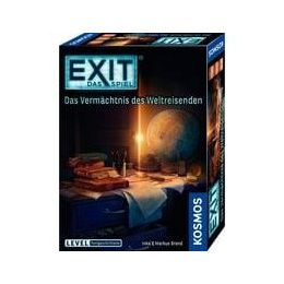 Kosmos EXIT - Das Spiel - Das Vermächtnis des Weltreisenden, Partyspiel Spieleranzahl: 1 - 4 Spieler Spieldauer: 1 Stunde und 30 Minuten Altersangabe: ab 12 Jahren Serie: EXIT - Das Spiel