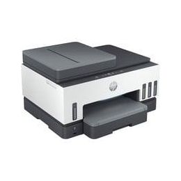 HP Smart Tank 7605, Multifunktionsdrucker grau/wei&szlig;, USB, LAN, WLAN, Bluetooth, Duplex (Druck)
