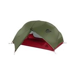 Msr Kuppelzelt Hubba Hubba NX 2 Green olivgrün/rot Kapazität: 2 Personen Wassersäule: 1.200 mm Schlafbereich: Breite 127 cm Aufbau: Kuppel-Zelt