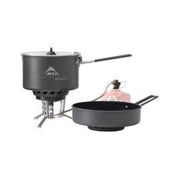 Msr WindBurner Stove System Combo, Gaskocher grau, für 2-4 Personen, 4-teiliges Kochset, Modell 2021