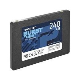 PATRIOT Burst Elite 240 GB, SSD schwarz, SATA 6 Gb/s, 2,5"