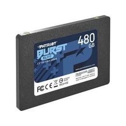 PATRIOT Burst Elite 480 GB, SSD schwarz, SATA 6 Gb/s, 2,5"