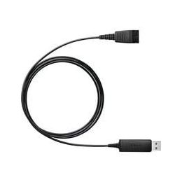 Jabra LINK 230 USB Adapter, USB-A Stecker > QD Stecker, Kabel schwarz