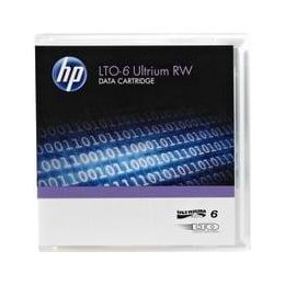 HP LTO Ultrium 6 Medium, Streamer-Medium Kapazität: 2,5 TB (komprimiert: 6,25 TB) Medientyp: LTO Kompressionsrate: 2,5:1 Verwendung: für Ultrium5-Laufwerke