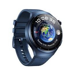 Huawei Watch 4 Pro (Medes-L19W) bu, Smartwatch blau, Armband: blau, aus Fluorelastomer