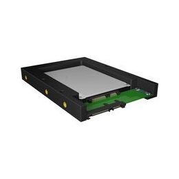 ICY BOX IB-2538StS, Wechselrahmen Typ: Hot-Swap-Rahmen Einbaubare Laufwerke: 2,5" intern Benötigte Einbauschächte: 3,5" extern Geeignet für: eine 2,5"-SATA/SSD