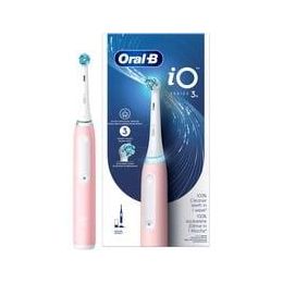 Braun Oral-B iO Series 3N , Elektrische Zahnbürste rosa, Blush Pink Stufen: 3 Stufen Timer: 2-Minuten-Timer Ausstattung: Andruckkontrolle