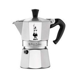 Bialetti Moka Express, Espressomaschine silber, 2 Tassen