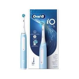 Braun Oral-B iO Series 3N, Elektrische Zahnbürste blau, Ice Blue Stufen: 3 Stufen Timer: 2-Minuten-Timer Ausstattung: Andruckkontrolle