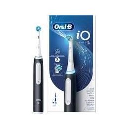 Braun Oral-B iO Series 3, Elektrische Zahnb&uuml;rste schwarz, Matt Black