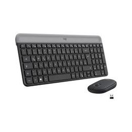 Logitech MK470 Slim Combo, Desktop-Set graphit, DE-Layout, Scherenmechanik