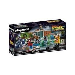 Playmobil 70634 Back to the Future Verfolgung mit Hoverboard, Konstruktionsspielzeug Serie: Back to the Future Teile: 80 -teilig Altersangabe: ab 6 Jahren Material: Kunststoff