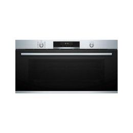 Bosch VBC5580S0 Serie 6, Backofen edelstahl, 90 cm Ofengröße: L (groß) ab 65 Liter Nutzinhalt: 85 Liter Heizart: Umluft, Grill, Heißluft, konventionell (Ober- & Unterhitze