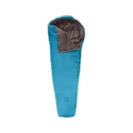 Grand Canyon Schlafsack FAIRBANKS 205 blau Temperaturbereiche: Komfort 2 °C, Limit -4 °C, Extrem -21 °C Material: Außen 100% 70D 210T Rip-Stop Polyester, Innen 100% 190T Mikrofaser-Polyester Maße: Breite 850 mm x Länge 2.250 mm Form: Mumien-Schlafsack