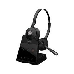 Jabra Engage 65 Stereo, Headset schwarz Kopfhörertyp: On-Ear Kopfbügelhörer Geeignet für: Festnetztelefone Drahtlose Verbindung: Ja, via Bluetooth Kabel-Verbindung: 1x USB 2.0