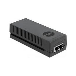 Delock 10 Gigabit PoE+ Injektor 802.3at 30 W, PoE-Injektor schwarz