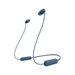 Sony WI-C100L, Kopfhörer blau, Bluetooth, USB-C Kopfhörertyp: In-Ear Ohrkanalhörer Geeignet für: iPad, iPhone, iPod, Mobile Abspielgeräte, Mobiltelefone Drahtlose Verbindung: Ja, via Bluetooth Kabel-Verbindung: 1x USB-C
