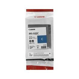 Tinte Cyan PFI-102C Typ: Tintenpatrone Druckfarbe: Cyan Volumen: 130 ml Geeignet für: Canon
