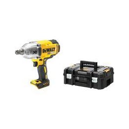 Dewalt Akku-Schlagschrauber DCF899NT, 18Volt LI gelb/schwarz, ohne Akku und Ladegerät, in TSTAK Box II Leistung/Spannung: Akku-Betrieb, 18Volt Werkzeug-Aufnahme: 1/2" Außen-Vierkant Drehzahl max.: 1.900 U/min Drehmoment max.: 950 Nm