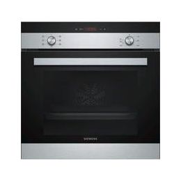 Siemens HB113FBS1 iQ100, Backofen edelstahl/schwarz Ofengröße: L (groß) ab 65 Liter Nutzinhalt: 66 Liter Heizart: Grill, Heißluft, konventionell (Ober- & Unterhitze