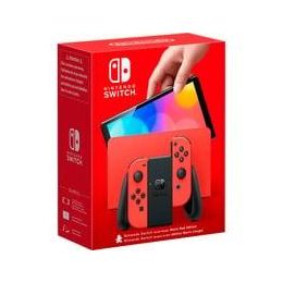 Nintendo Switch (OLED-Modell) Mario Red Edition, Spielkonsole rot Datenspeicher: 64 GB Display: 7" (17,8 cm) OLED-Multi-Touch-Screen, 1280 x 720 Pixel
