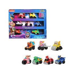 Spin Master Paw Patrol: Der Mighty Kinofilm, 7-teiliges Pup Squad Racers-Geschenkset, Spielfahrzeug mit Liberty-Spielzeugauto Serie: Paw Patrol Altersangabe: von 36 Monaten bis 9 Jahren Material: Kunststoff