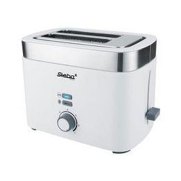 Steba Toaster TO 10 Bianco wei&szlig;/edelstahl, 930 Watt, f&uuml;r 2 Scheiben Toast