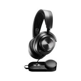 SteelSeries Arctis Nova Pro X, Gaming-Headset schwarz, USB-C, Klinke Kopfhörertyp: Over-Ear Kopfbügelhörer Geeignet für: Gaming, Mobiltelefone, Nintendo Switch, PC-Systeme, PlayStation 4, PlayStation 5, Xbox One, Xbox Series X|S Kabel-Verbindung: 1x USB-C, 3.5mm Klinke