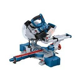 Bosch Akku-Kapp- und Gehrungssäge BITURBO GCM 18V-216 D Professional solo, Kapp-und Gehrungssäge blau, ohne Akku und Ladegerät Leistung/Spannung: Akku-Betrieb, 18Volt Sägeblatt Ø: 216 mm Sägeblattbohrung: 30 mm Schnittleistung: 305 mm Länge, 66 mm Tiefe