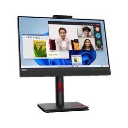Lenovo ThinkCentre Tiny-In-One 24 Gen5 Touch, LED-Monitor 61 cm (24 Zoll), schwarz, FHD, IPS, Webcam, Touchpanel
