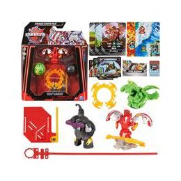 Spin Master Bakugan 2023 Starter Pack mit 3 Bakugan, Geschicklichkeitsspiel inkl. 1 Special Attack Dragonoid, 2 Core Balls (Nillious und Hammerhead)