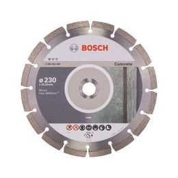 Bosch Diamanttrennscheibe Standard for Concrete, Ø 230mm Bohrung 22,23mm Materialeignung: Beton, Faserzement, Porenbeton Durchmesser: 230 mm Bohrung: 22,23 mm