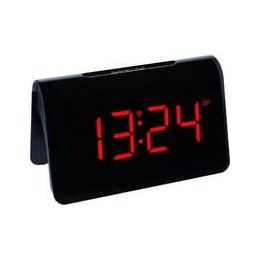 TFA Digitaler Funk-Wecker ICON mit roter LED schwarz Zeitanzeige: Digital, Stunden, Minuten