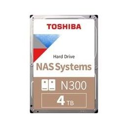 Toshiba N300 4 TB, Festplatte SATA 6 Gb/s, 3,5" Kapazität: 4 TB ms/Cache/U: 4,17 ms/256 MB/7.200 U/min Datentransferrate: Lesen: 232 MB/s