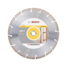 Bosch Diamanttrennscheibe Standard for Universal, Ø 300mm Bohrung 22,23mm Materialeignung: Beton, Mauerwerk, Mörtel, Stein Durchmesser: 300 mm Bohrung: 22,23 mm