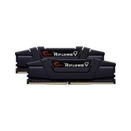 G.Skill DIMM 64 GB DDR4-2666 (2x 32 GB) Dual-Kit, Arbeitsspeicher schwarz, F4-2666C19D-64GVK, Ripjaws V, INTEL XMP