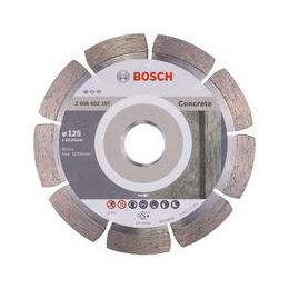 Bosch Diamanttrennscheibe Standard for Concrete, Ø 125mm Bohrung 22,23mm Materialeignung: Beton, Faserzement, Porenbeton Durchmesser: 125 mm Bohrung: 22,23 mm