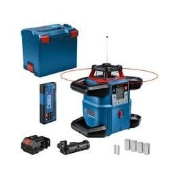 Bosch Akku-Rotationslaser GRL 600 CHV Professional, 18Volt blau, ohne Akku und Ladeger&auml;t, rote Laserlinie, in L-BOXX