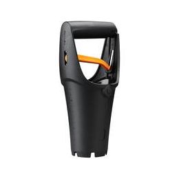 Fiskars Solid Blumenzwiebel-Pflanzer schwarz/orange Pflanztiefe: Bis zu 12,5 cm Verwendungszweck: Griff mit Abzug zum Öffnen der Klinge