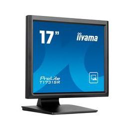 iiyama ProLite T1731SR-B1S, LED-Monitor 43 cm (17 Zoll), schwarz (matt), WXGA, TN, Touchscreen