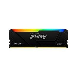DIMM 32 GB DDR4-3200 , Arbeitsspeicher schwarz, KF432C16BB2A/32, Beast RGB, INTEL XMP