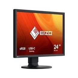 EIZO CS2400R, LED-Monitor 61 cm (24 Zoll), schwarz, WXGA, IPS, USB-C, HDMI