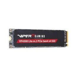 PATRIOT SSD 4TB 7400/6400 VP4300 Lite M.2 PAT PCIe schwarz, PCIe 4.0 x4, NVMe 2.0, M.2 2280