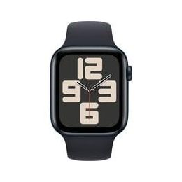 Apple Watch SE (2023), Smartwatch dunkelblau/dunkelblau, 44 mm, Sportarmband, Aluminium Display: 4,52 cm (1,78 Zoll) Kommunikation: Bluetooth Armbandlänge: 130 - 180 mm Touchscreen: mit Touchscreen