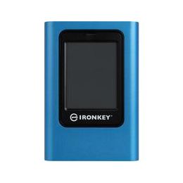 Kingston IronKey Vault Privacy 80 960 GB, Externe SSD blau/schwarz, USB-C 3.2 Gen 1 (5 Gbit/s)