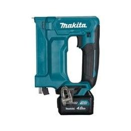 Makita Akku-Tacker ST113DSMJ, 10,8 Volt, Elektrotacker blau/schwarz, 2x Li-Ionen-Akku 4,0Ah, im MAKPAC Gr.1